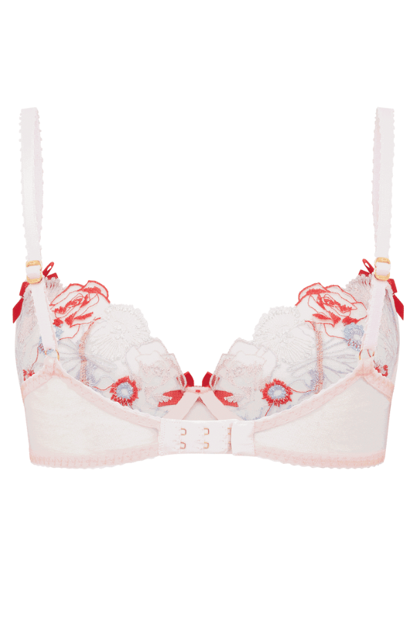 Zuri Plunge Bra - Red/Blue - Chérie Amour