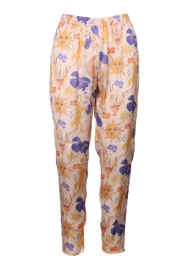 Astra Pant PJ Set - Cream - Chérie Amour