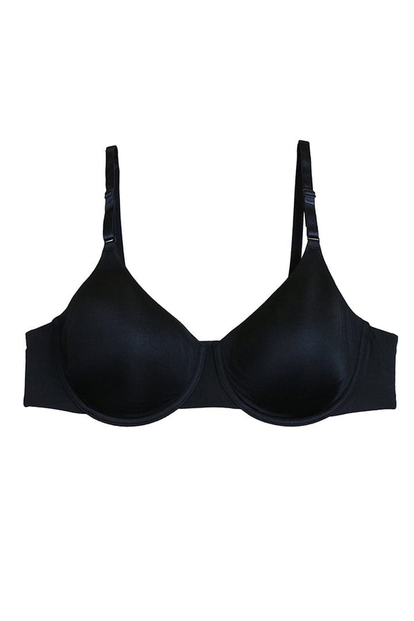 Liquid Full Fit Contour Underwire Bra - Black - Chérie Amour
