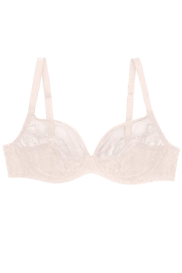 Bowery Mesh Plunge Bra- Blush - Chérie Amour