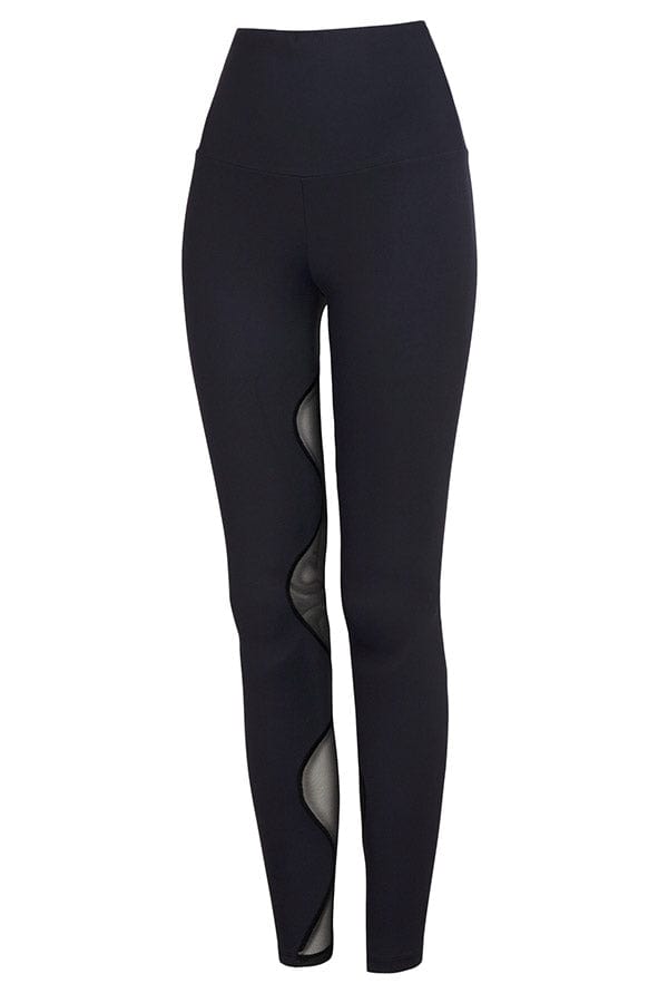 Bubble Mesh Legging - Black - Chérie Amour