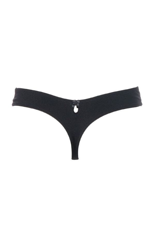 Alice Thong- Black - Chérie Amour